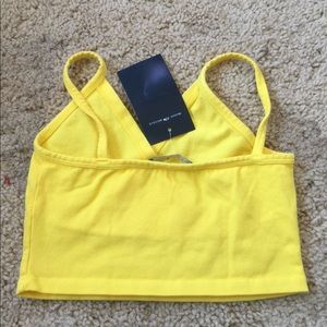 Brandy Melville | Tops | Brandy Melville Yellow Amara Tank Top | Poshmark